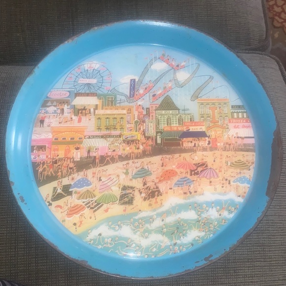 Pepsi | Other | Vintage Pepsi Tray With Coney Island Beach Boardwalk ...